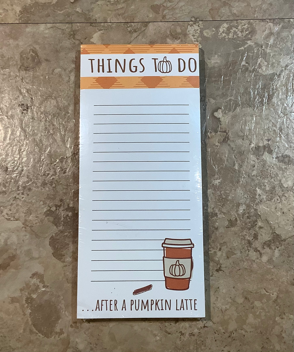 Fall Magnetic Notepads- 2 Choices – Shop On Main Decatur