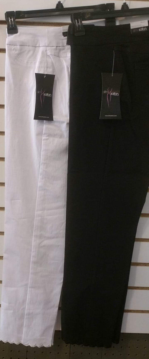 Scalloped Cuff Slimsation Capris – Shop On Main Decatur