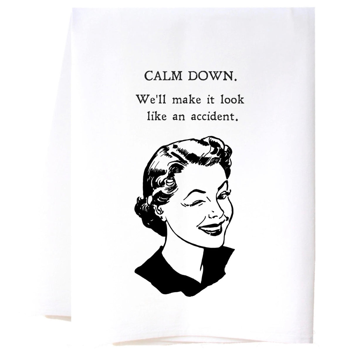 Calm Down Tea Towel – Shop On Main Decatur